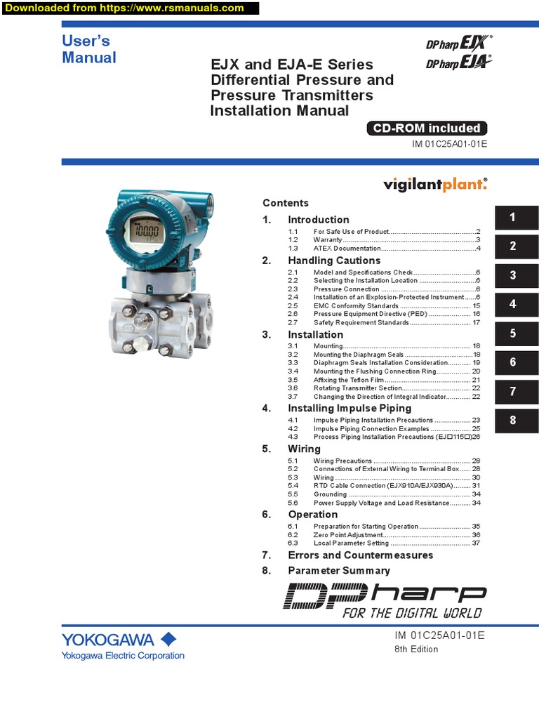 Transductor Nivel Yokogawa Im01c25a01-01e | PDF | Electrical Wiring | Electricity