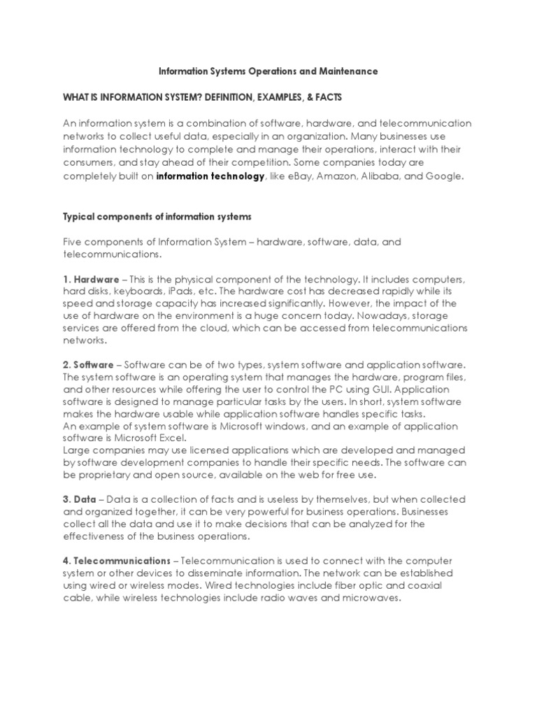 PrE4 Module 1 | PDF | Information System | Software