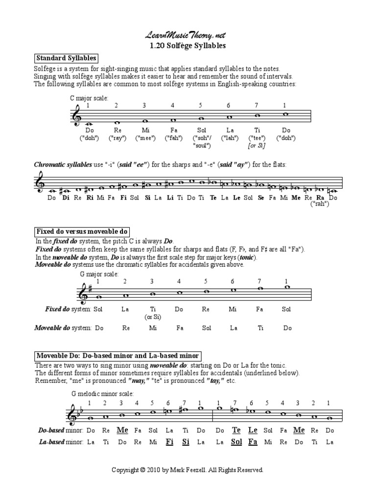 Solfege | PDF | Linguistics | Music Theory