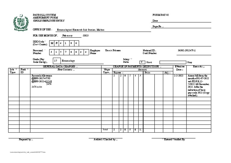 Change Form | Download Free PDF | Economies | Employee Relations