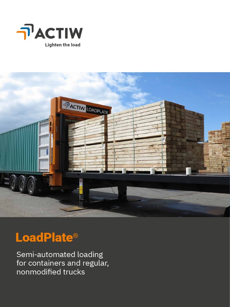 Actiw LoadPlate Low | PDF | Automation | Cargo