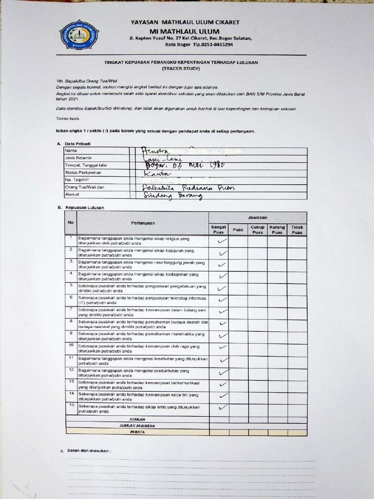 11.1 Tracer Study | PDF