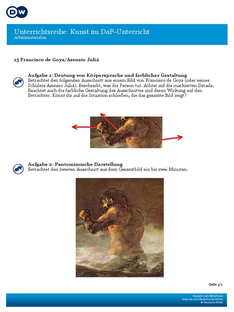 15 de Goya Arbeitsblatt Kopie | PDF