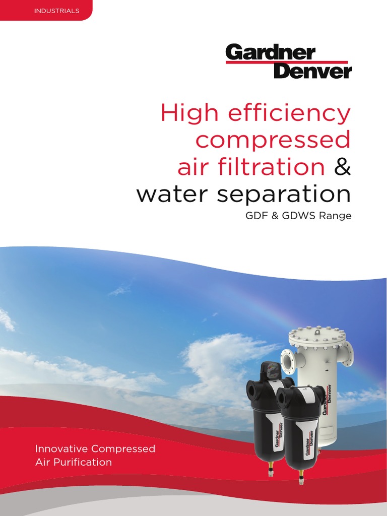 Gdf Filters Pdf Filtration Water