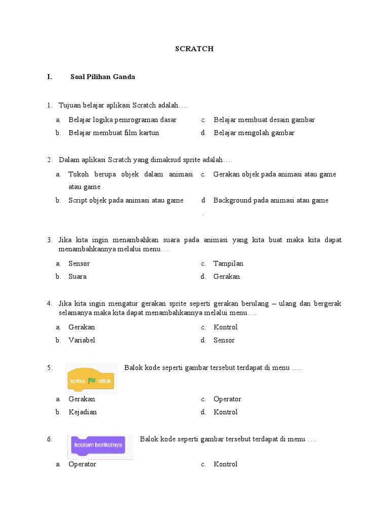 Soal Scratch | PDF