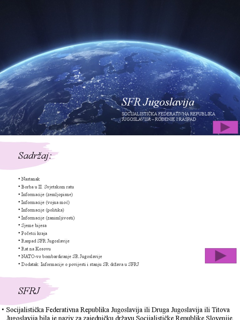 SFR Jugoslavija 1 | PDF