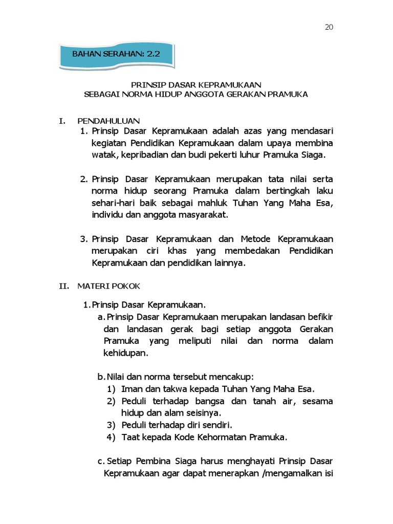 2.2. PDK SBG Norma Hidup | PDF | Karier & Perkembangan
