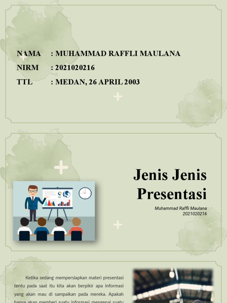 Presentasi - Raffli 10 Slide | PDF | Karier & Perkembangan | Ilmu Sosial