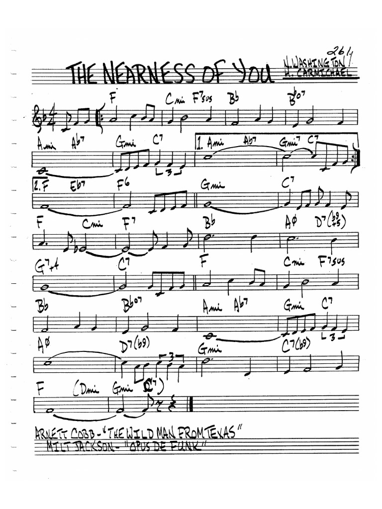 The Nearness of You | PDF