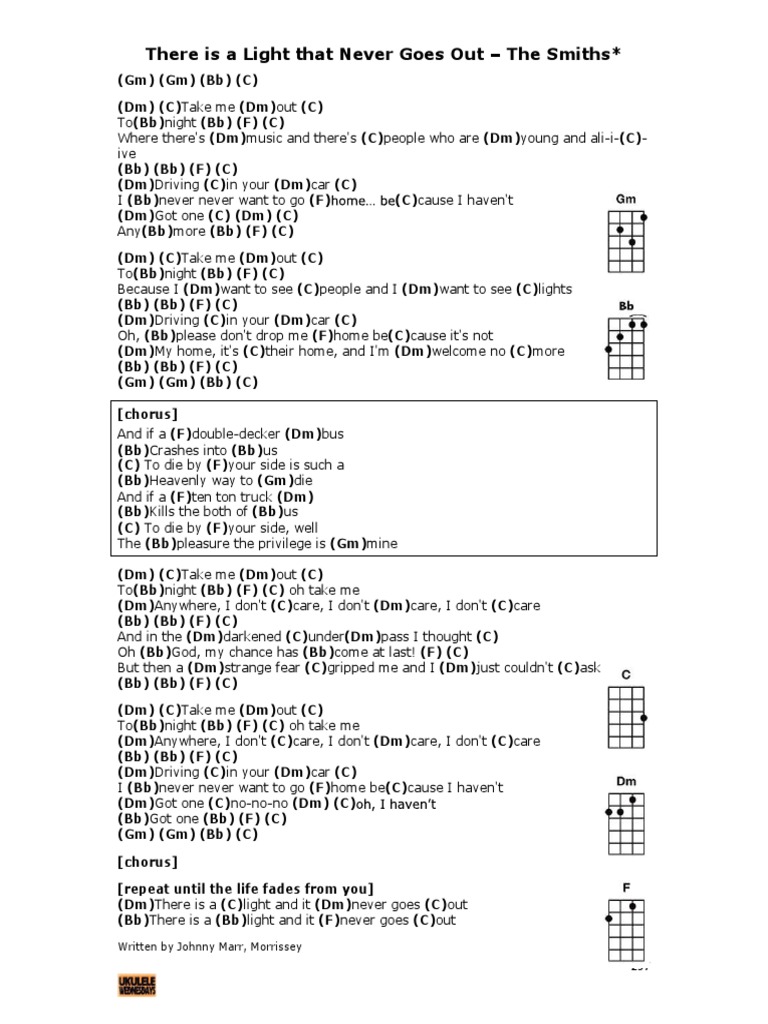 There Is A Light That Never Goes Out | PDF