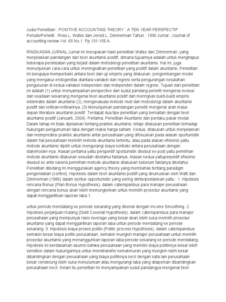 Review Jurnal Penelitian | PDF