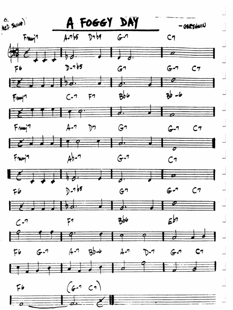 A Foggy Day-Rb1 | PDF