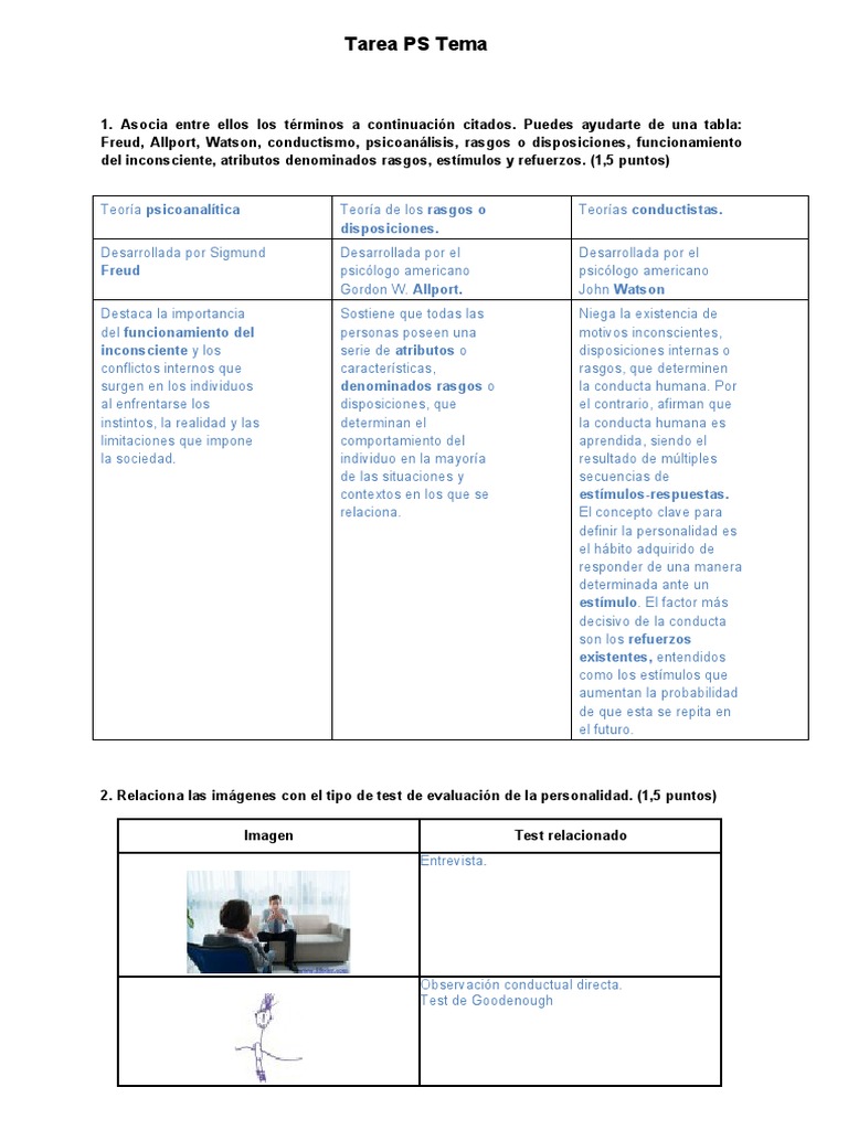 Tarea PS Tema 5 | PDF | Infancia | Adultos