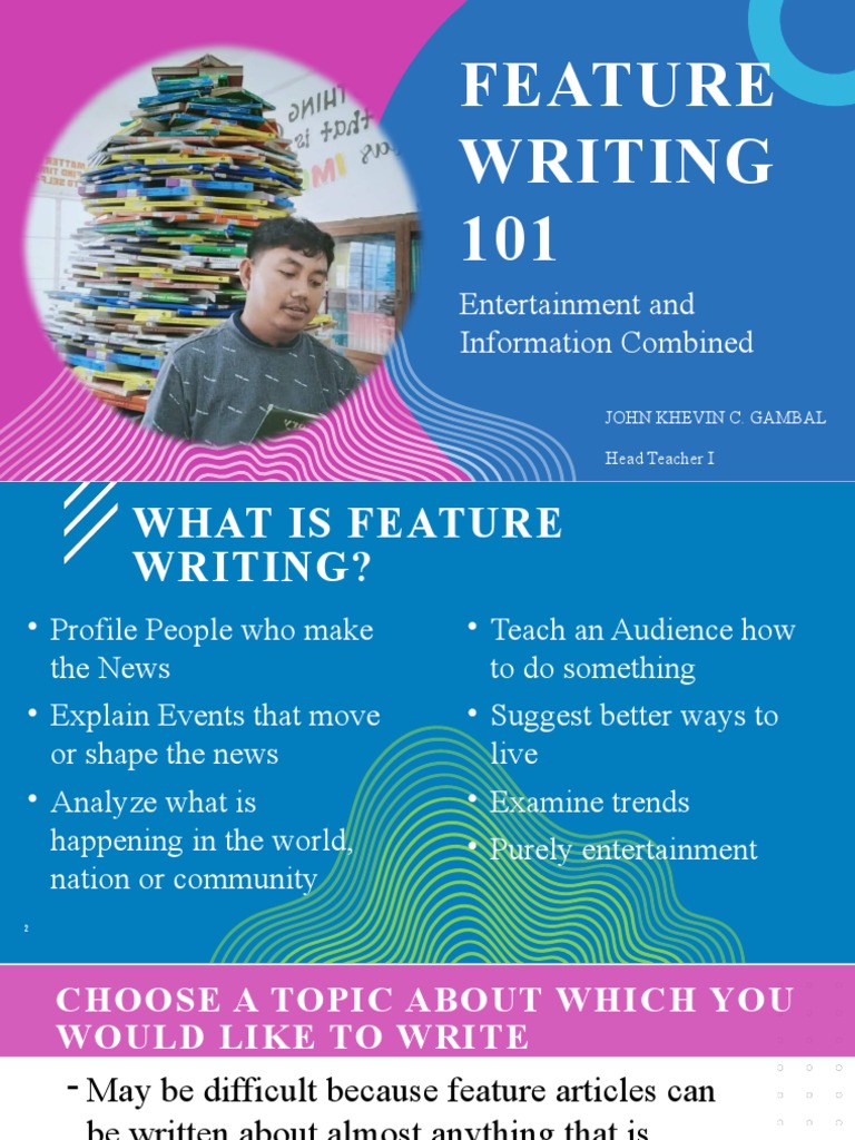 Feature Writing 101 | PDF