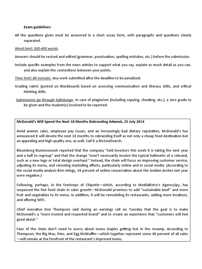 McDonald's Rebranding and CSR Strategy | PDF | Mc Donald's | Fast Food