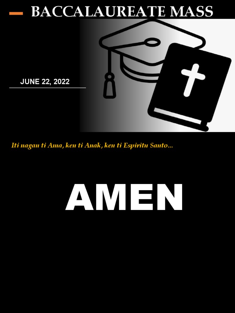 Baccalaureate Mass | PDF