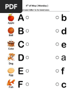 Kindergarten 3 English Test (April) | PDF