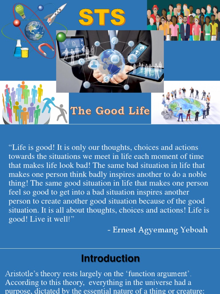 Towards Human Flourishing: Examining Aristotle's Concept of the Good ...