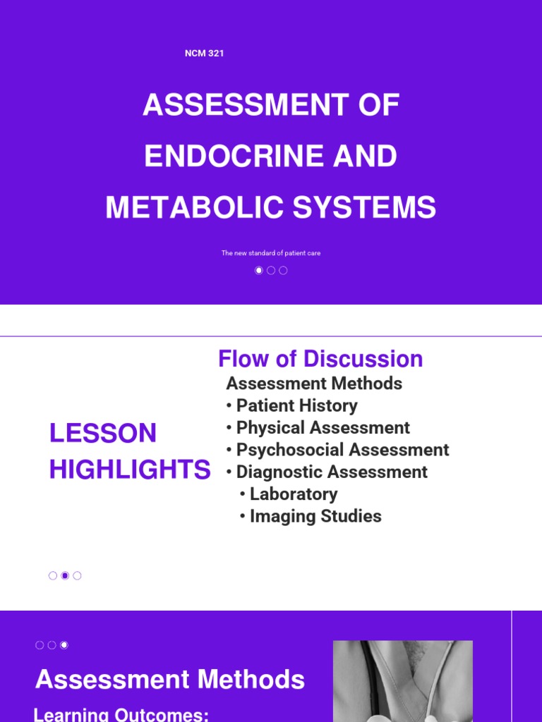 Endocrine Disorders Assessment Methods 2 | PDF | Thyroid | Endocrine System