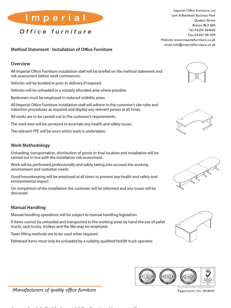 Method Statement Installation | PDF | Truck | Occupational Safety And ...