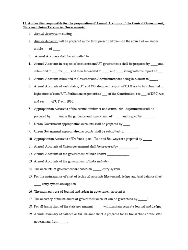 Question On Chapter 2 GAR | PDF | Government Of India | Legal Documents