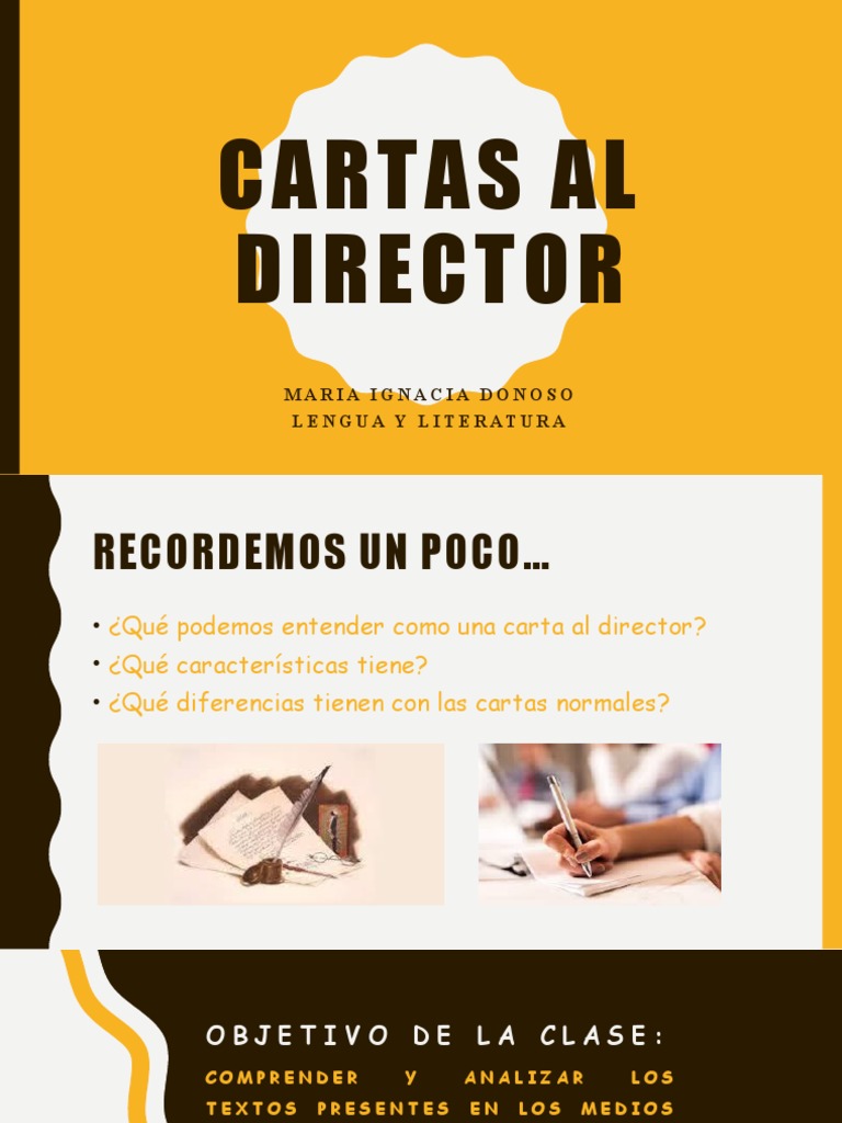 Guía para Escribir Cartas al Director | PDF