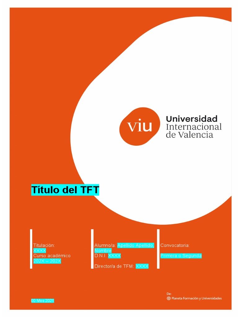 Plantilla TFT | PDF