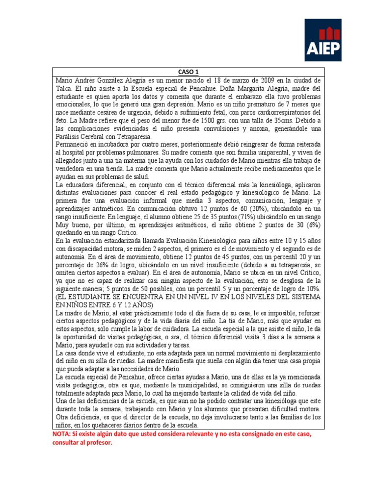 Caso 1 | PDF