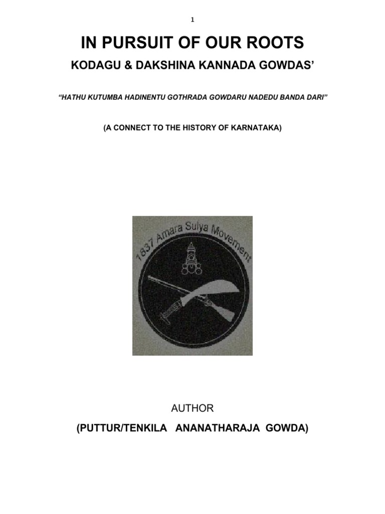 IN Pursuit of Our Roots - Final | PDF