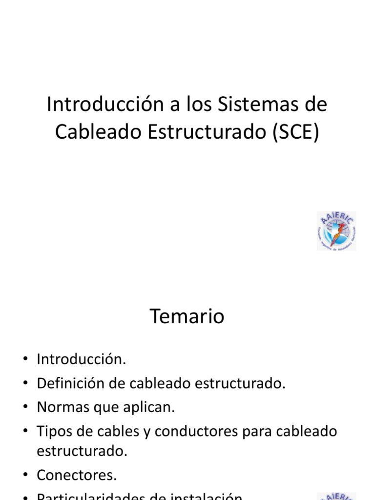 Introducción Al Cableado Estructurado | PDF | Fibra óptica | Ingenieria ...