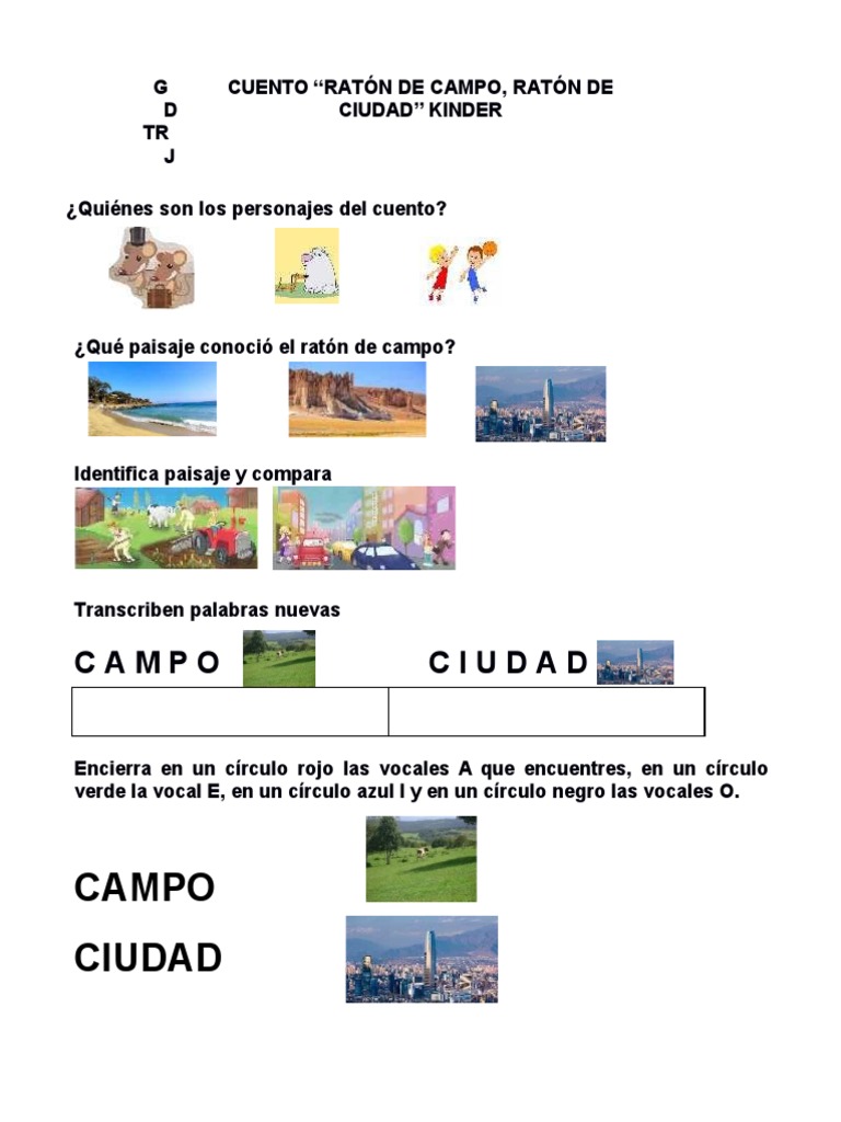 Cuento Kinder Pdf