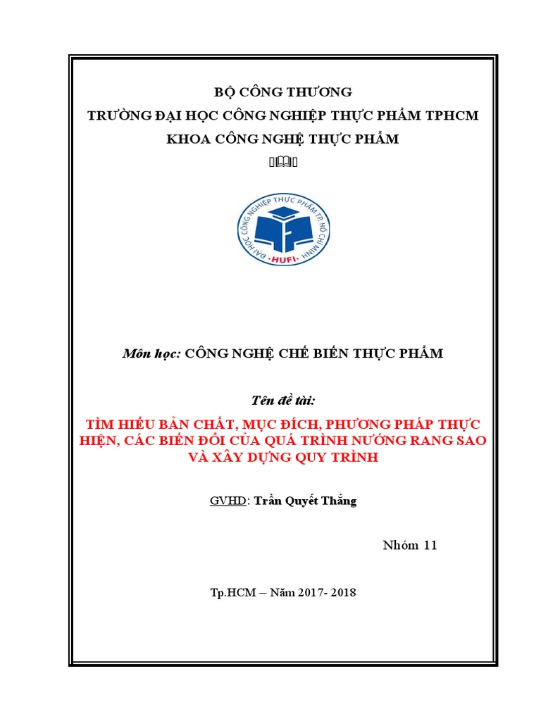 (123doc) Tim Hieu Qua Trinh Nuong Sao Rang Va Quy Trinh Xay Dung | PDF