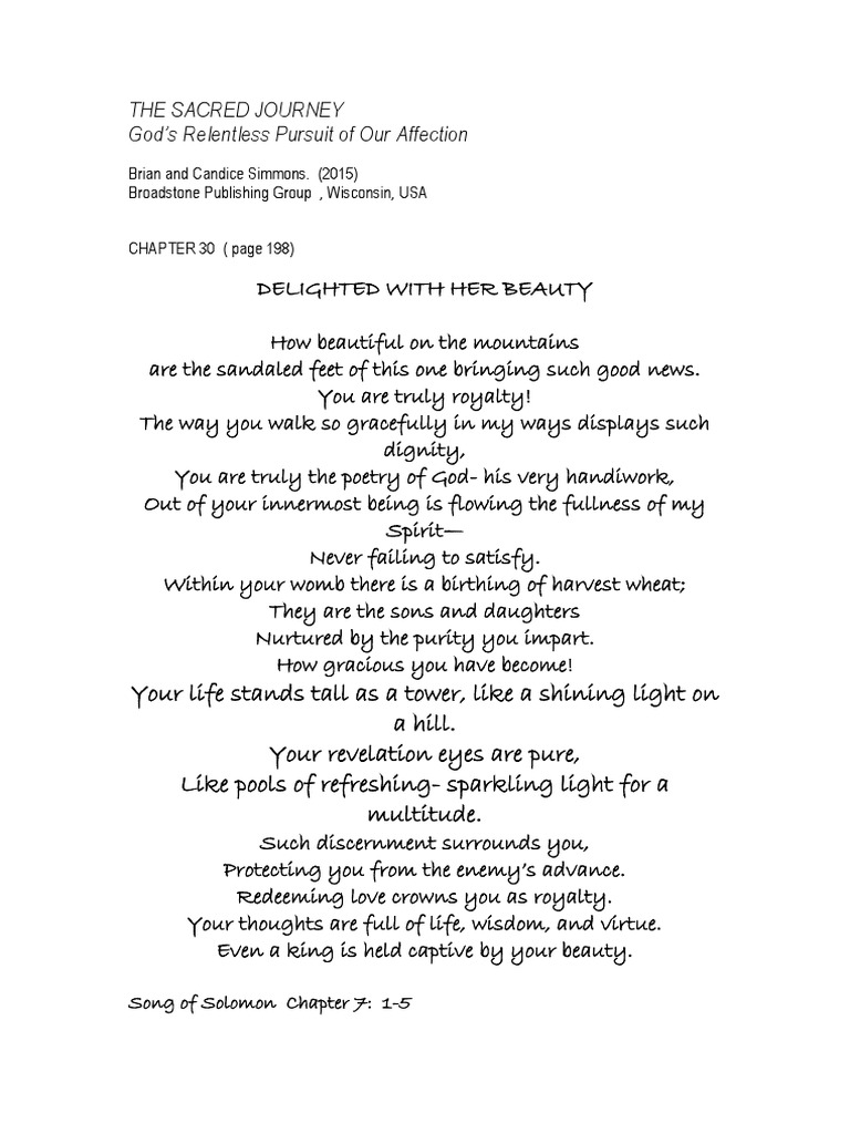 The Sacred Journey Chapter 30 | PDF | Religion & Spirituality | Poetry