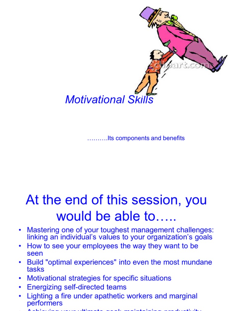 Motivational Skills | PDF | Motivation | Motivational