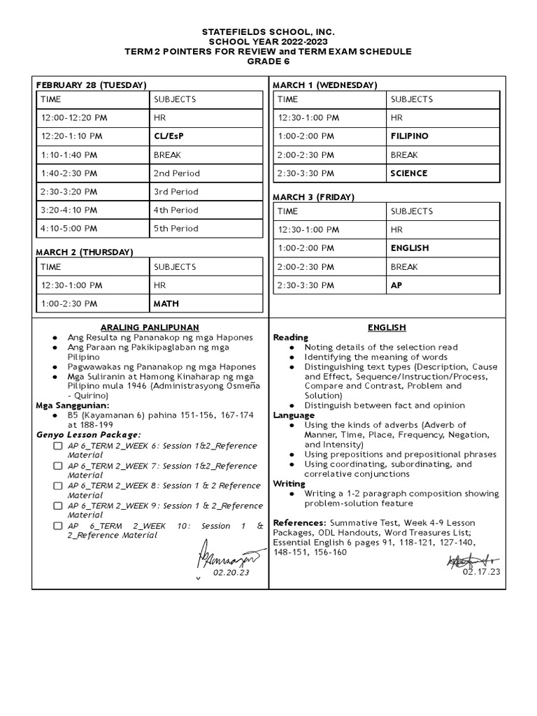 Grade 6 Te Pointer Term 2 | PDF | Equations | Exponentiation