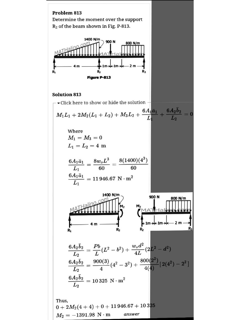 3 Moment Equation | PDF