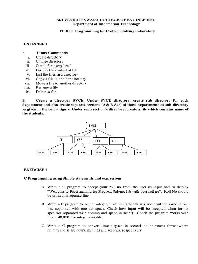 IT18111 Lab Plan Detailed | PDF