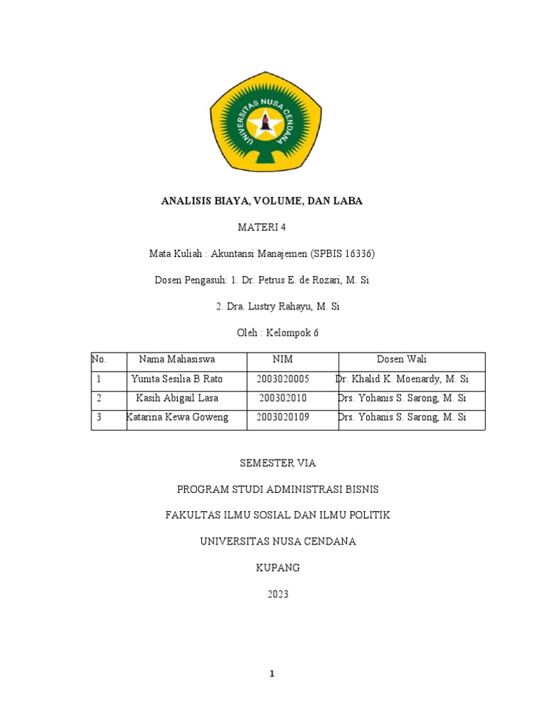 KELOMPOK Materi ABV | PDF