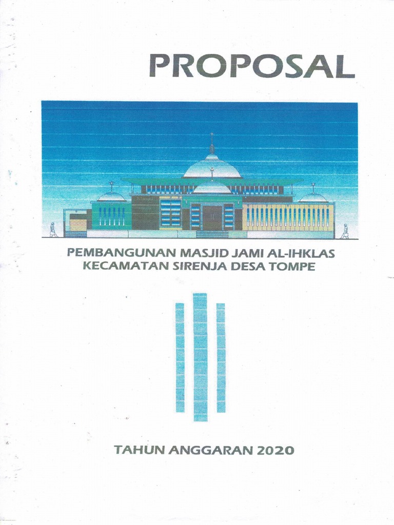 Proposal Masjid | PDF