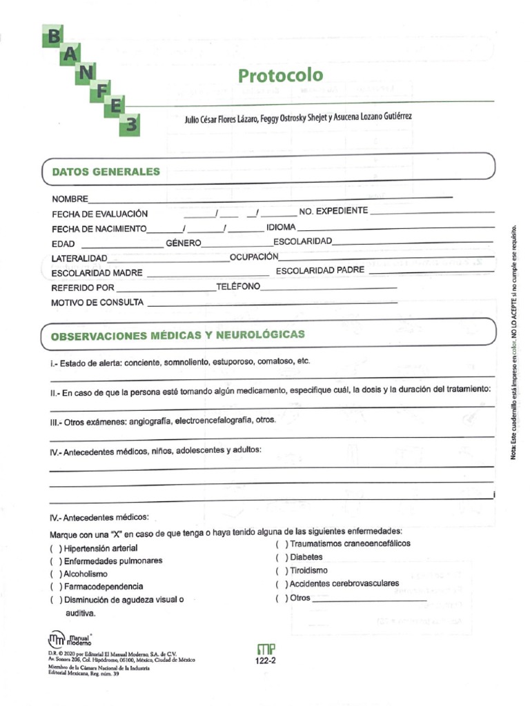 Protocolo Banfe 3 | PDF
