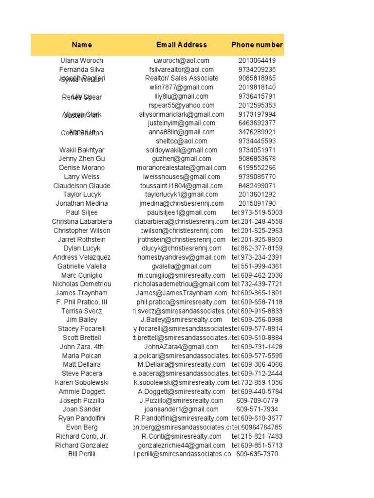 Business Data - Ma. Angela Bravo - New Jersey | PDF | Real Estate | Trade