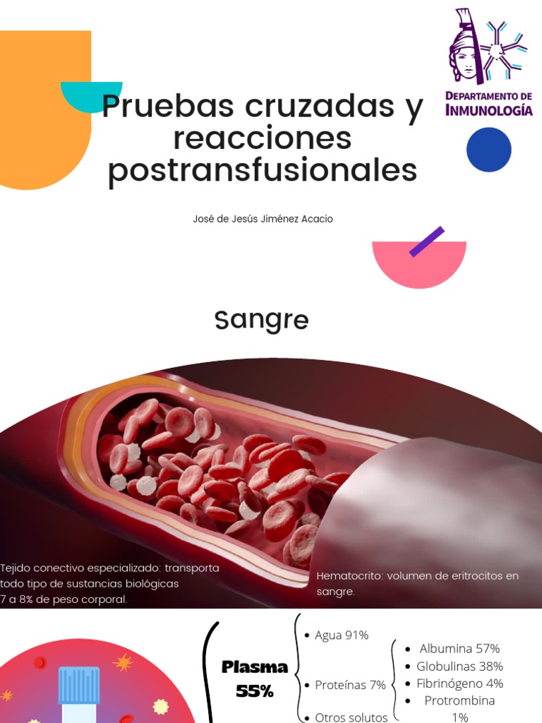 Pruebas Cruzadas | PDF | Sangre | Transfusión de sangre
