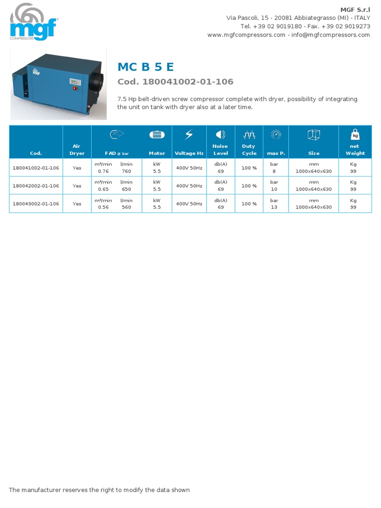 MGF MC B 5 e Eng | PDF