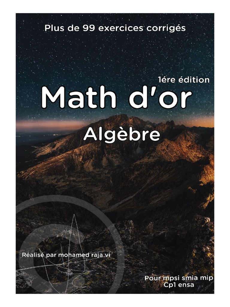 Math D'or MPSI Mip Smia Cp1 Ensa | PDF