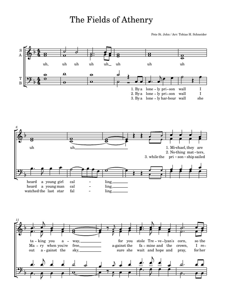 The Fields of Athenry | PDF