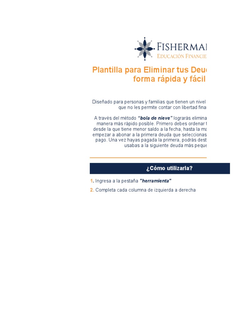 Plan para Eliminar Tus Deudas | PDF | Deuda | Crédito