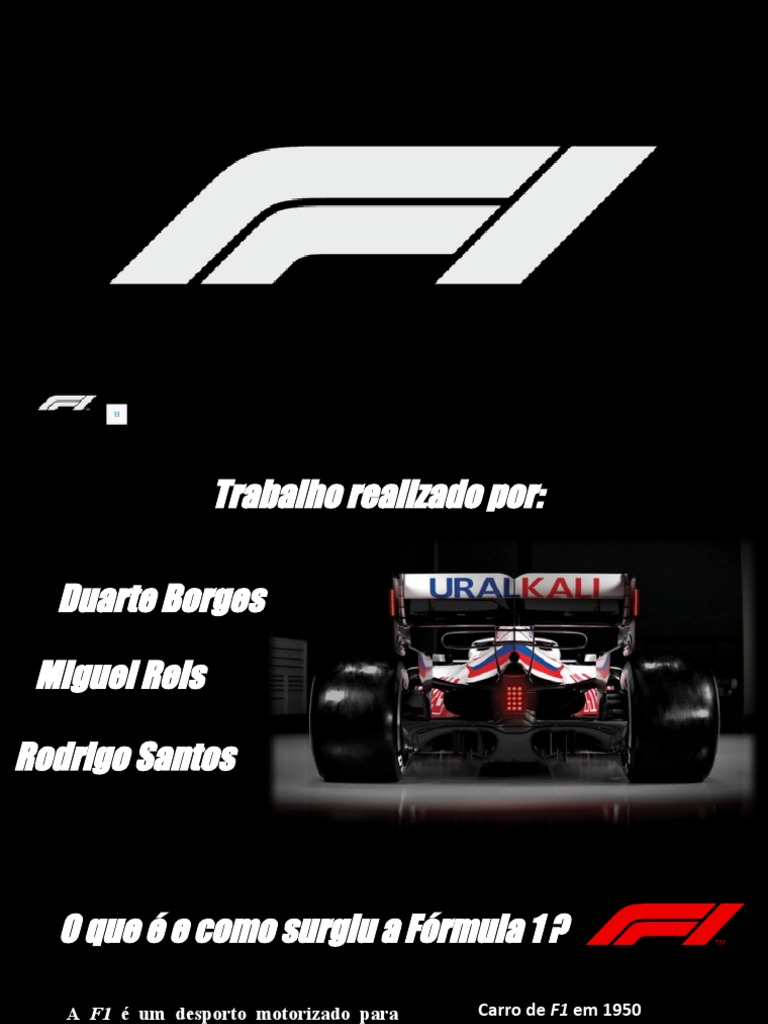 Apresentação de Power Point (F1) Fórmula 1 | PDF