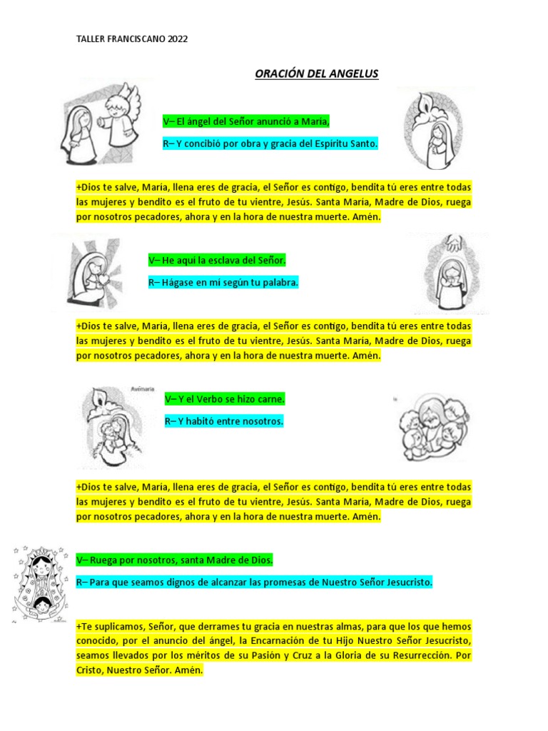 Oración Del Angelus | PDF