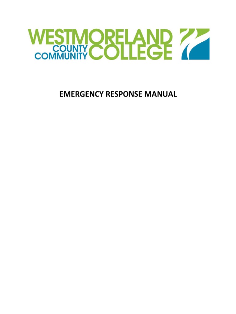 Emergency Response Manual | PDF | Emergency | Tornadoes