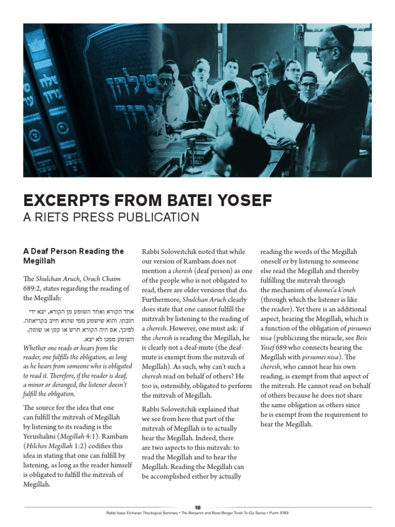Purim To-Go - 5783 Batei Yosef | PDF | Jewish Prayer | Jewish Life Cycle